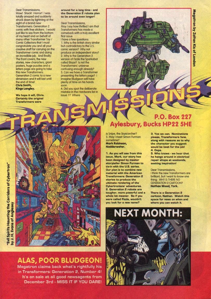 Read online Transformers: Generation 2 (1994) comic - Issue #3