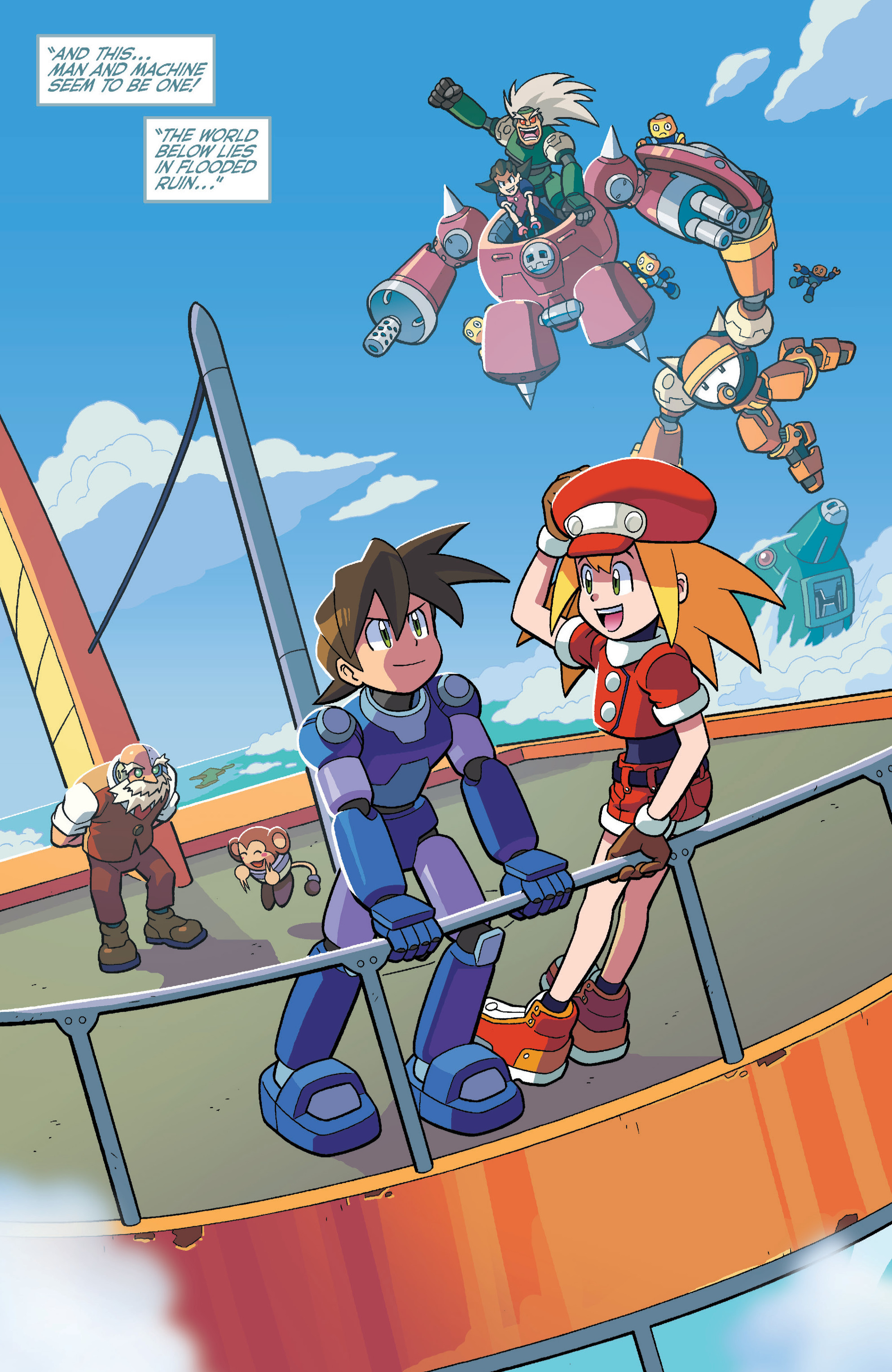 Read online Mega Man comic - Issue #55