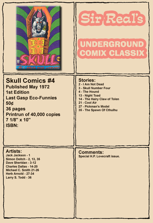 Skull Comics 4 | Read Skull Comics 4 comic online in high quality. Read ...