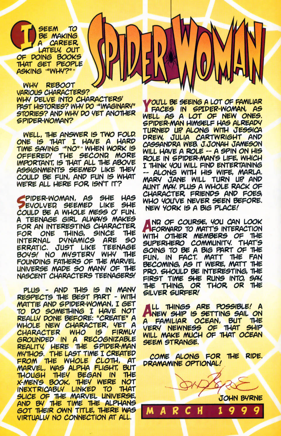 Read online Spider-Woman (1999) comic - Issue #1