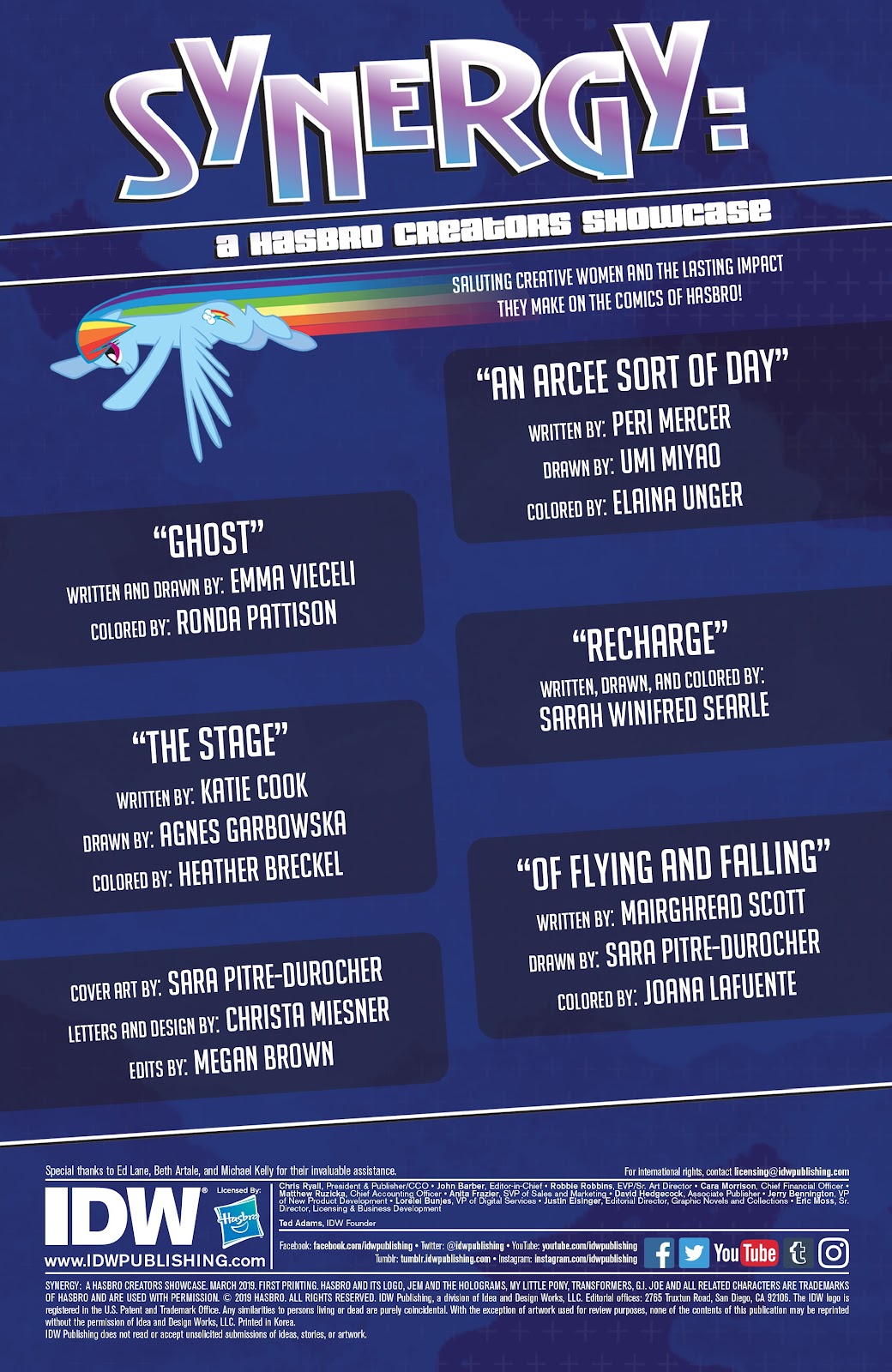 Read online Synergy Hasbro Creators Showcase comic - Issue # Full