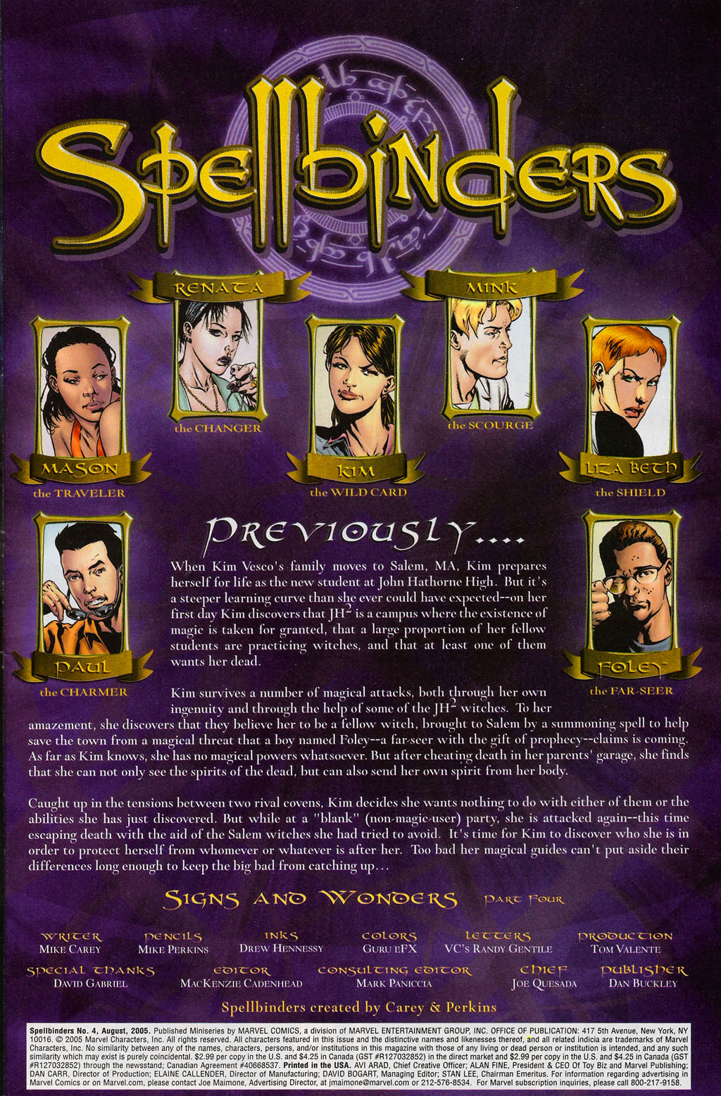 Read online Spellbinders comic - Issue #4