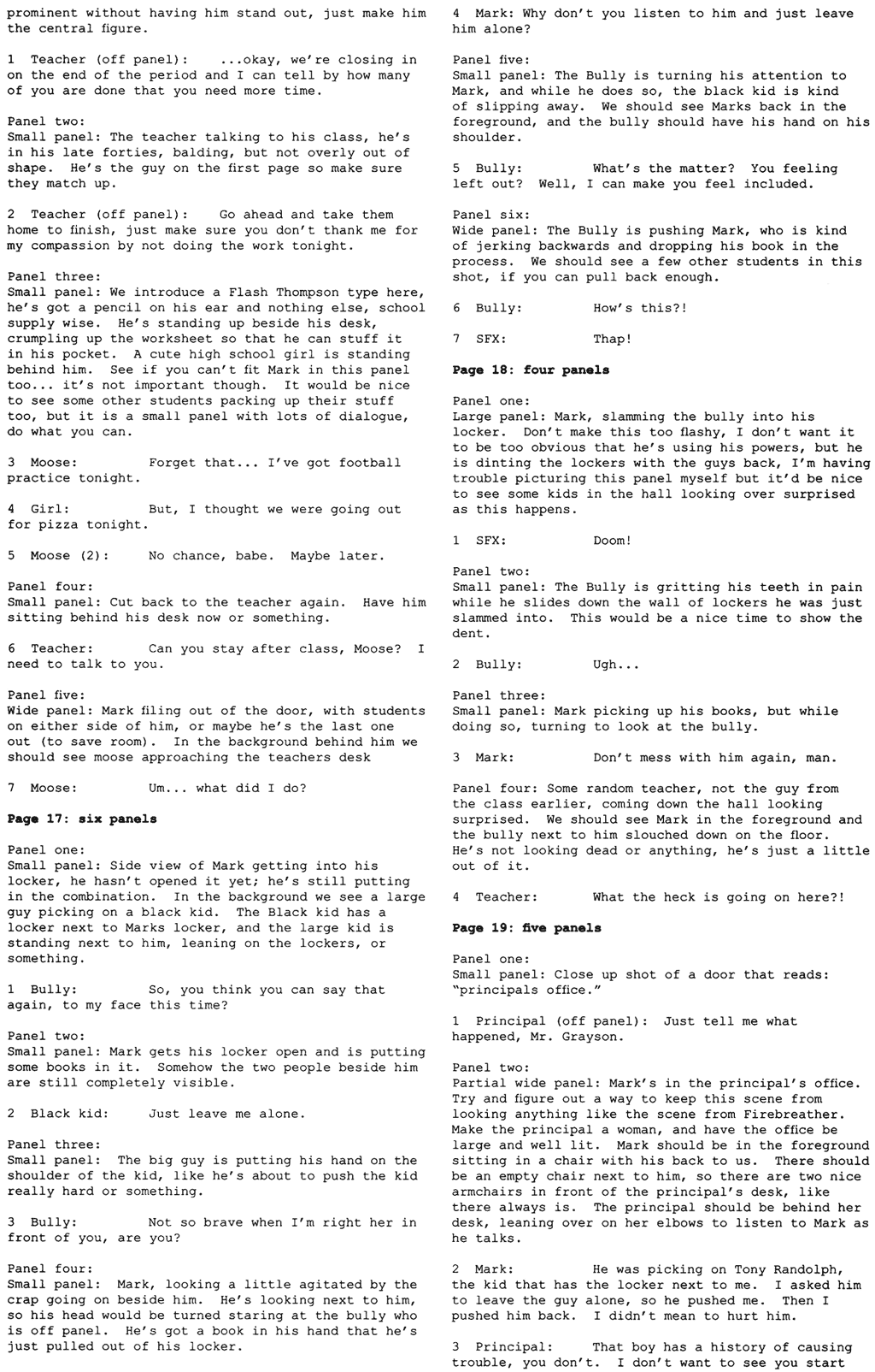 Read online Invincible Script Book comic - Issue # Full