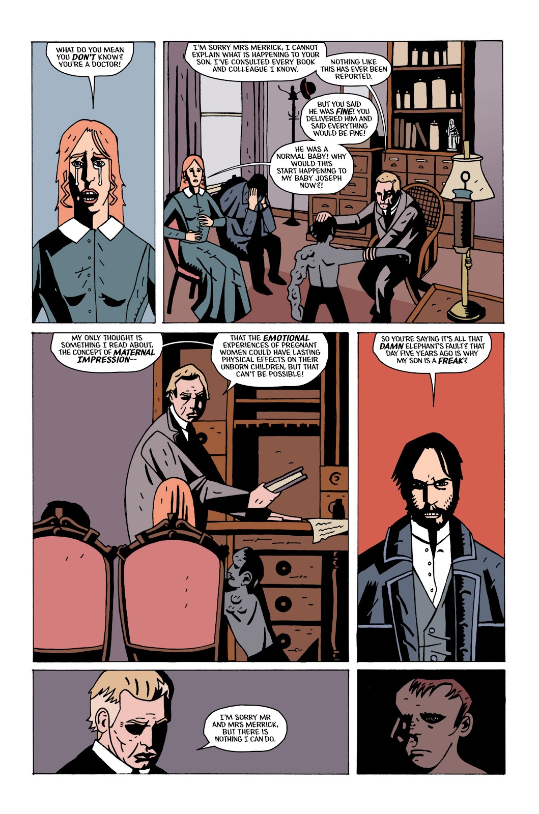 Read online Merrick: The Sensational Elephantman comic - Issue #2