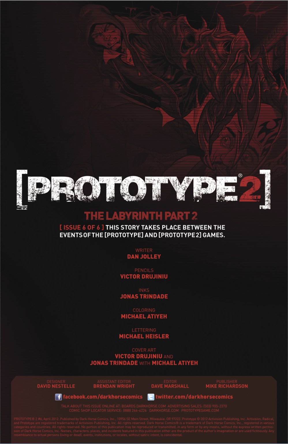 Read online Prototype 2 comic - Issue #6