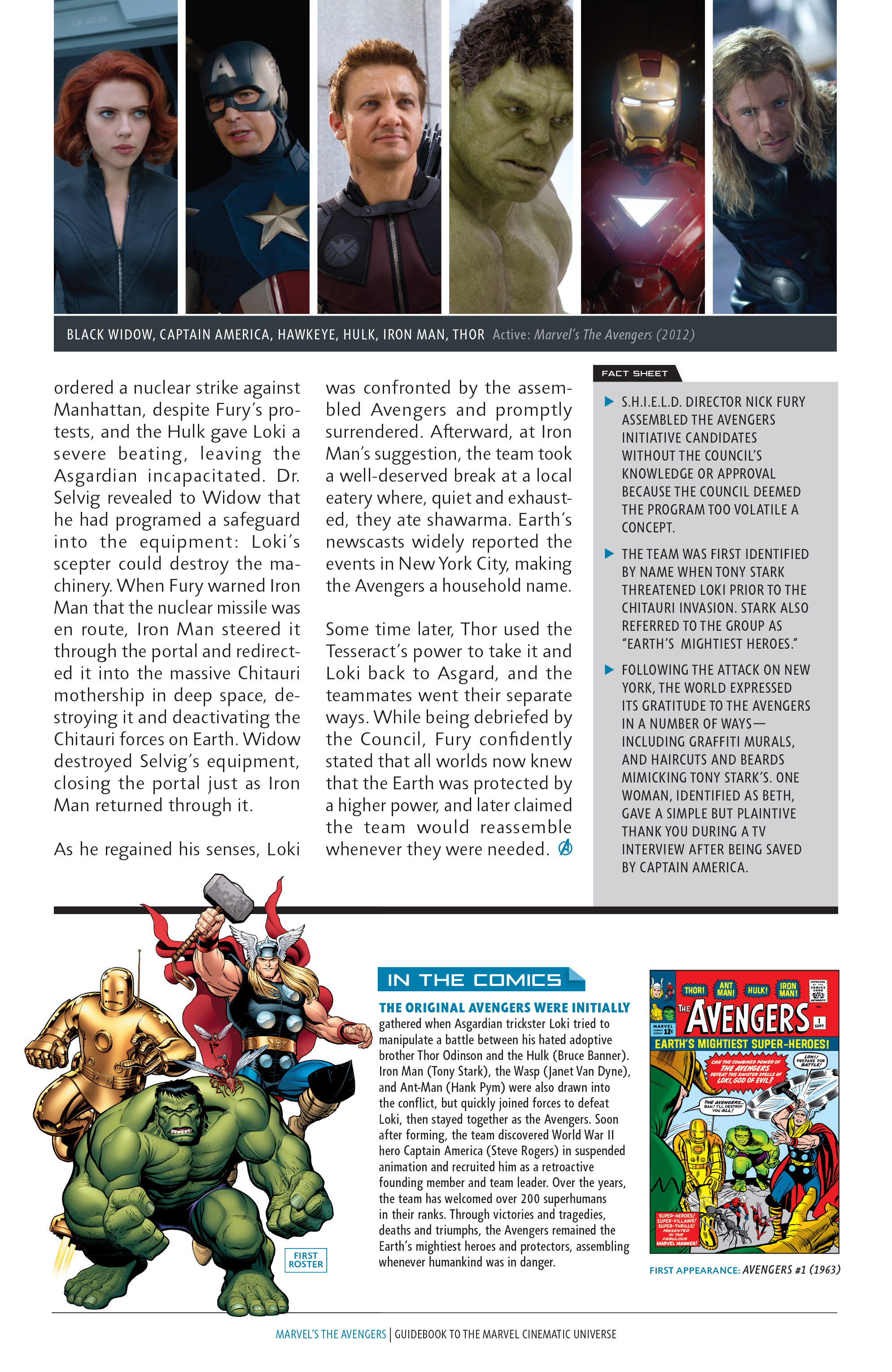 Read online Marvel Cinematic Universe Guidebook comic - Issue # TPB 1 ...
