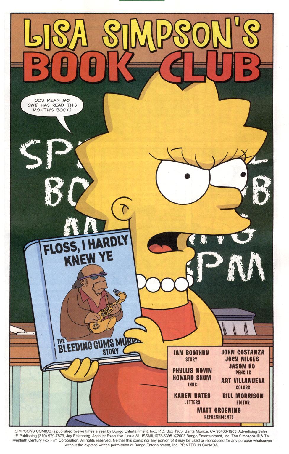 Read online Simpsons Comics comic - Issue #81