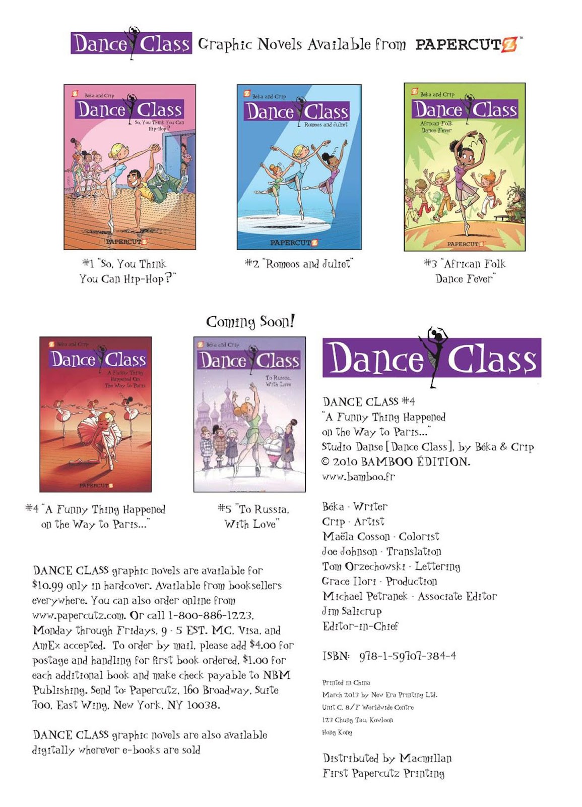 Read online Dance Class comic - Issue #4
