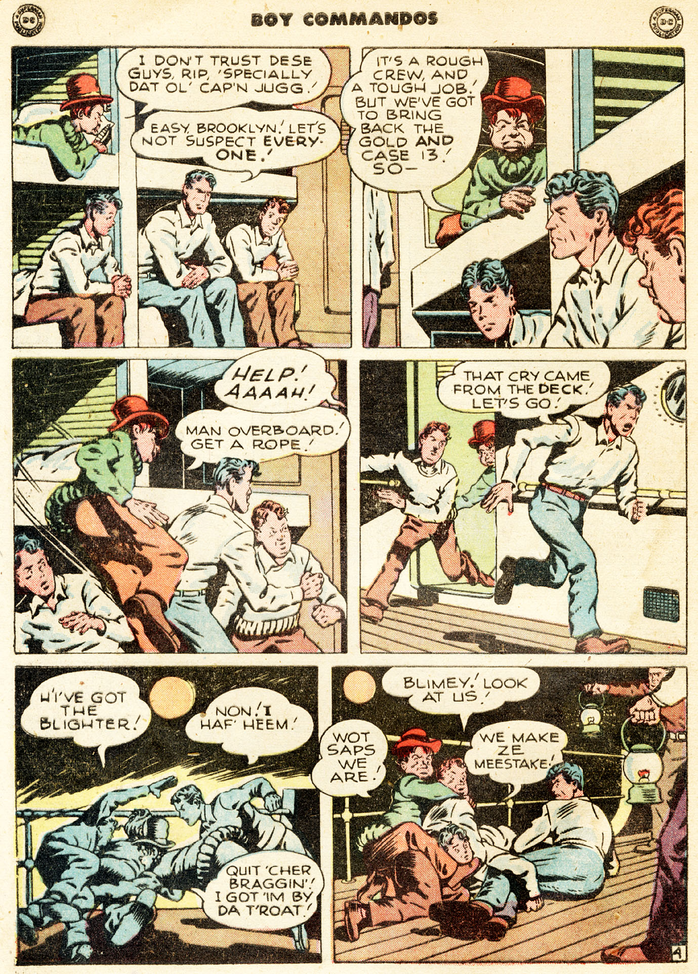 Read online Boy Commandos comic - Issue #20