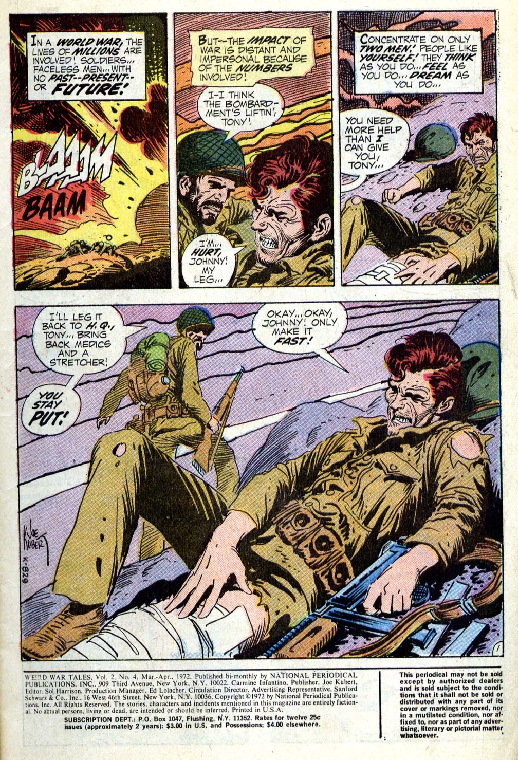 Read online Weird War Tales (1971) comic - Issue #4