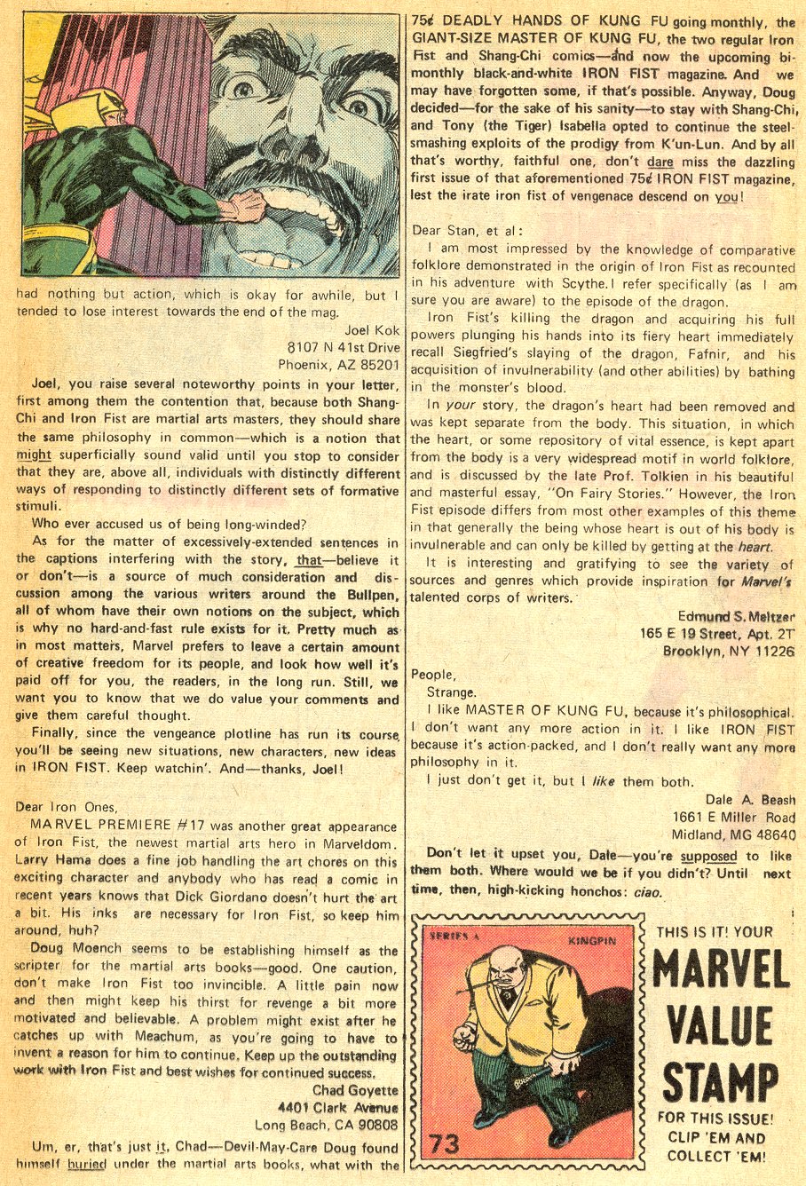Read online Marvel Premiere comic - Issue #20
