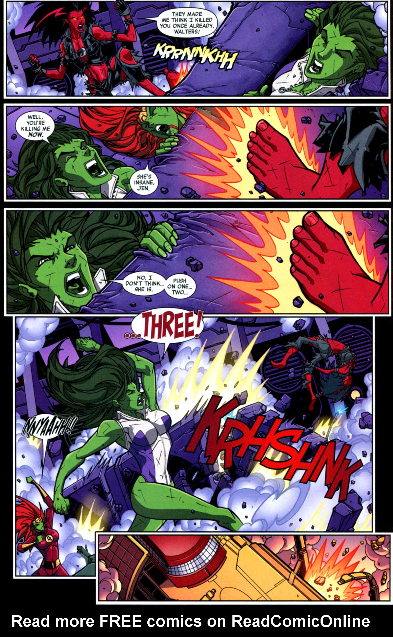 Read online Fall of the Hulks: The Savage She-Hulks comic - Issue #2