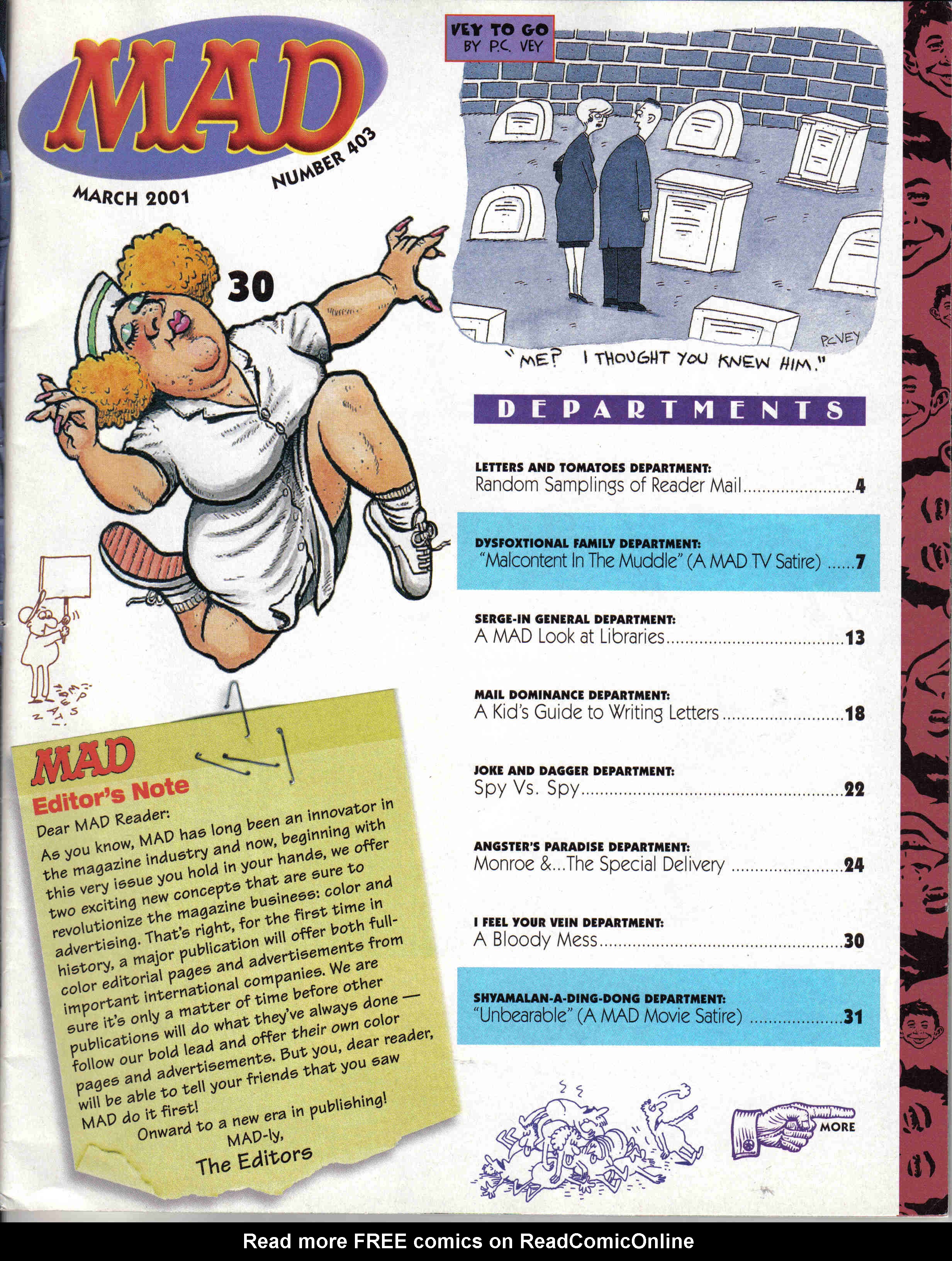 Read online MAD comic - Issue #403