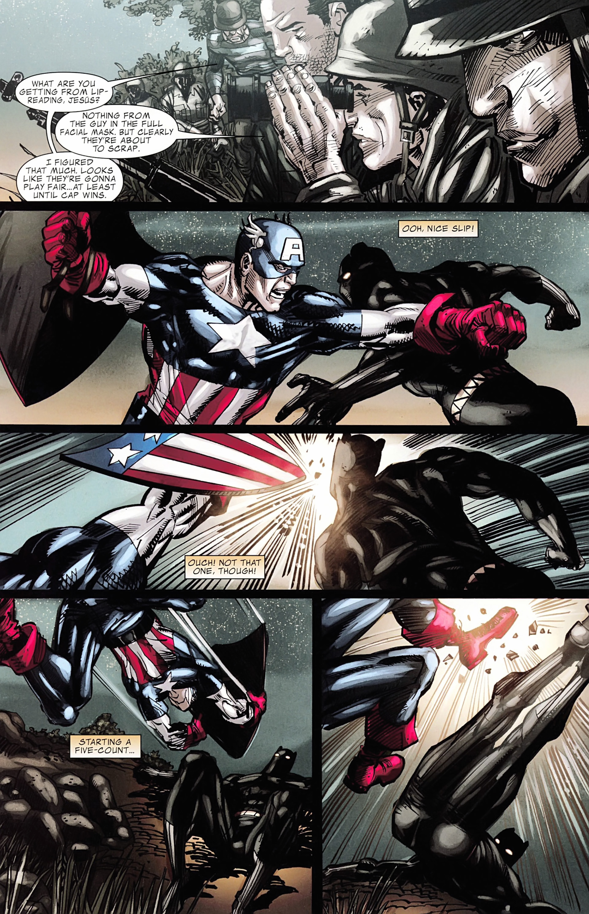 Read online Black Panther/Captain America: Flags Of Our Fathers comic ...