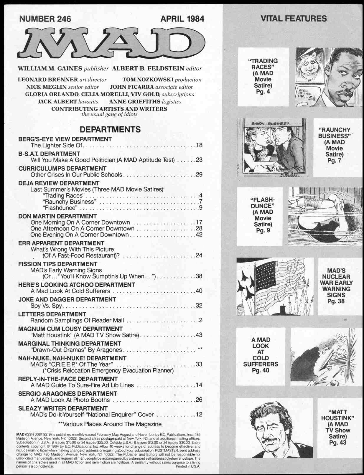 Read online MAD comic - Issue #246