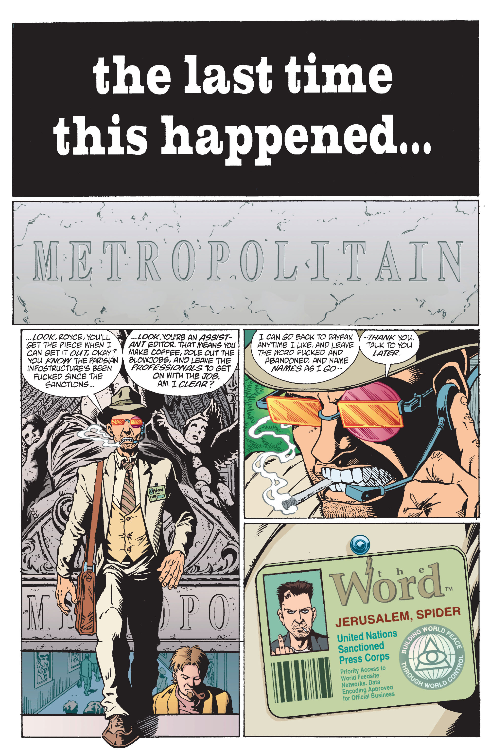 Read online Transmetropolitan comic - Issue #11