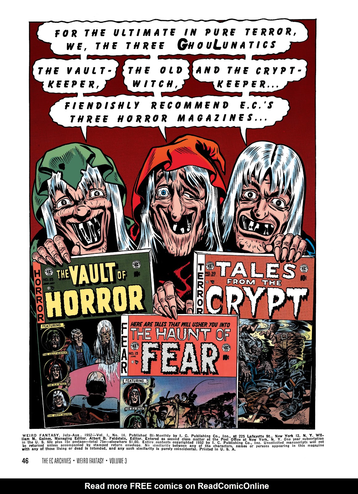 Read online The EC Archives: Weird Fantasy comic - Issue # TPB 3 (Part 1)