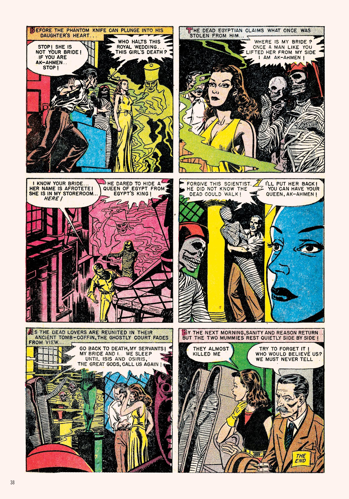 Read online Classic Monsters of Pre-Code Horror Comics: Mummies comic ...