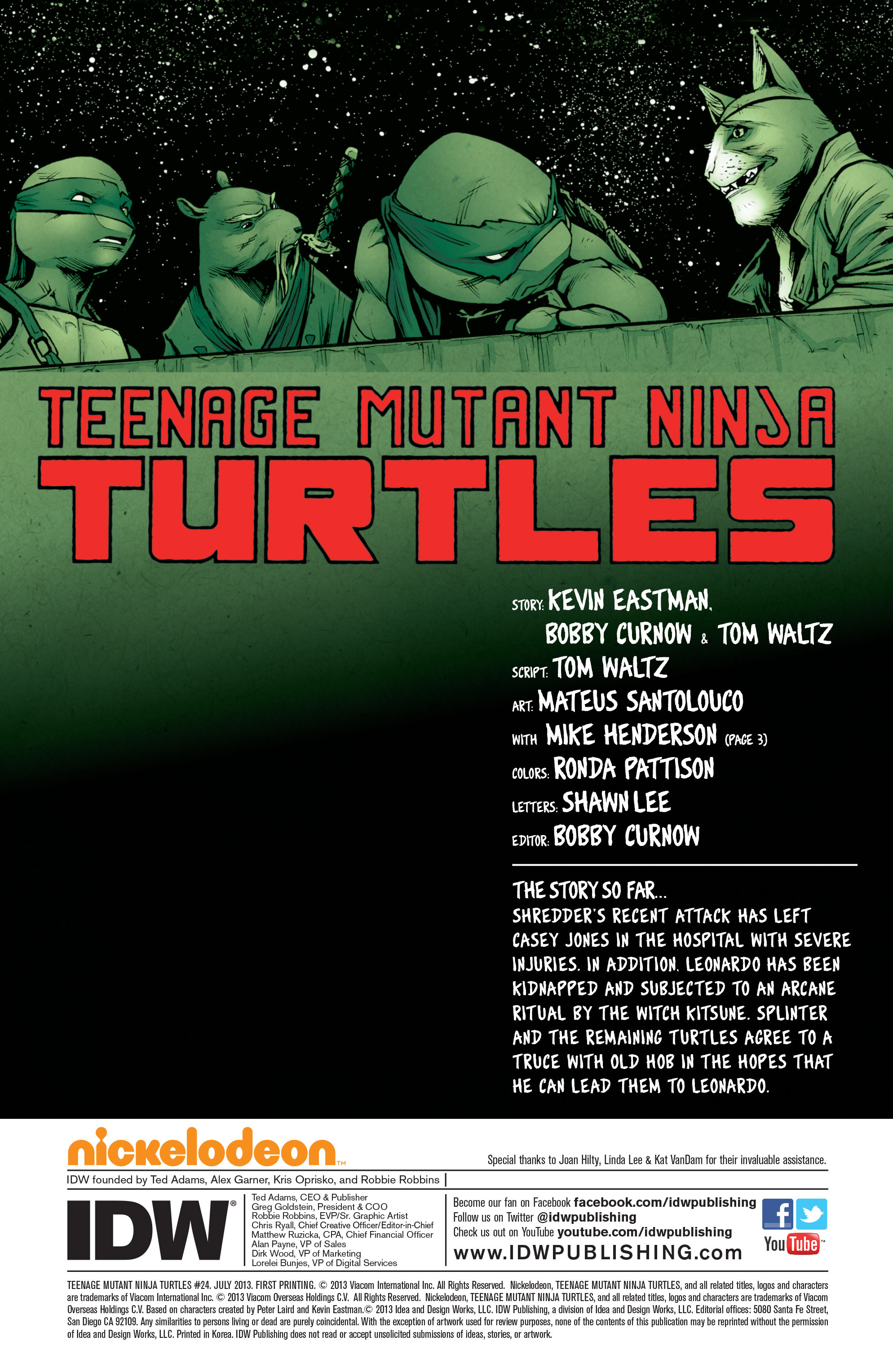 Teenage Mutant Ninja Turtles Issue 24 | Read Teenage Mutant Ninja ...