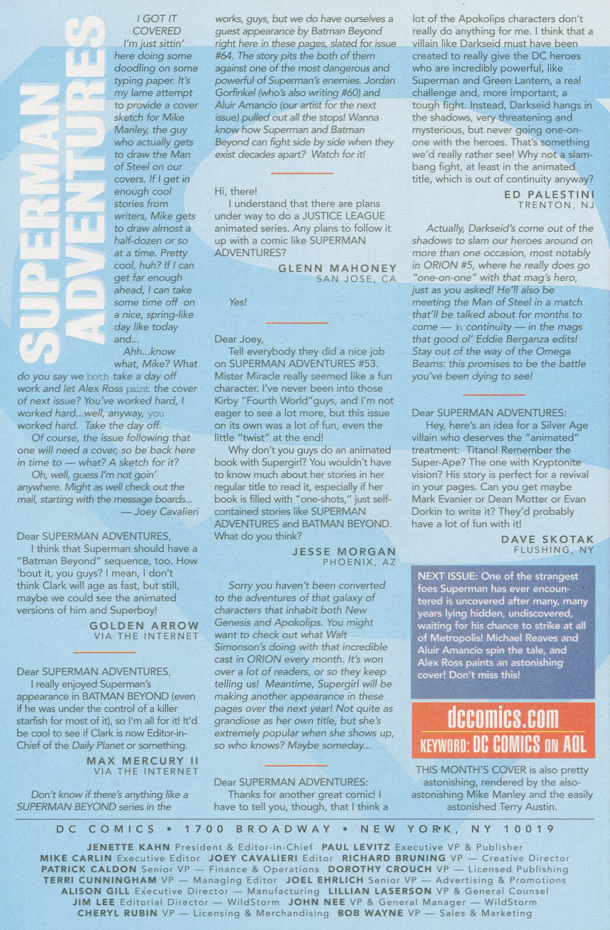 Read online Superman Adventures comic - Issue #57