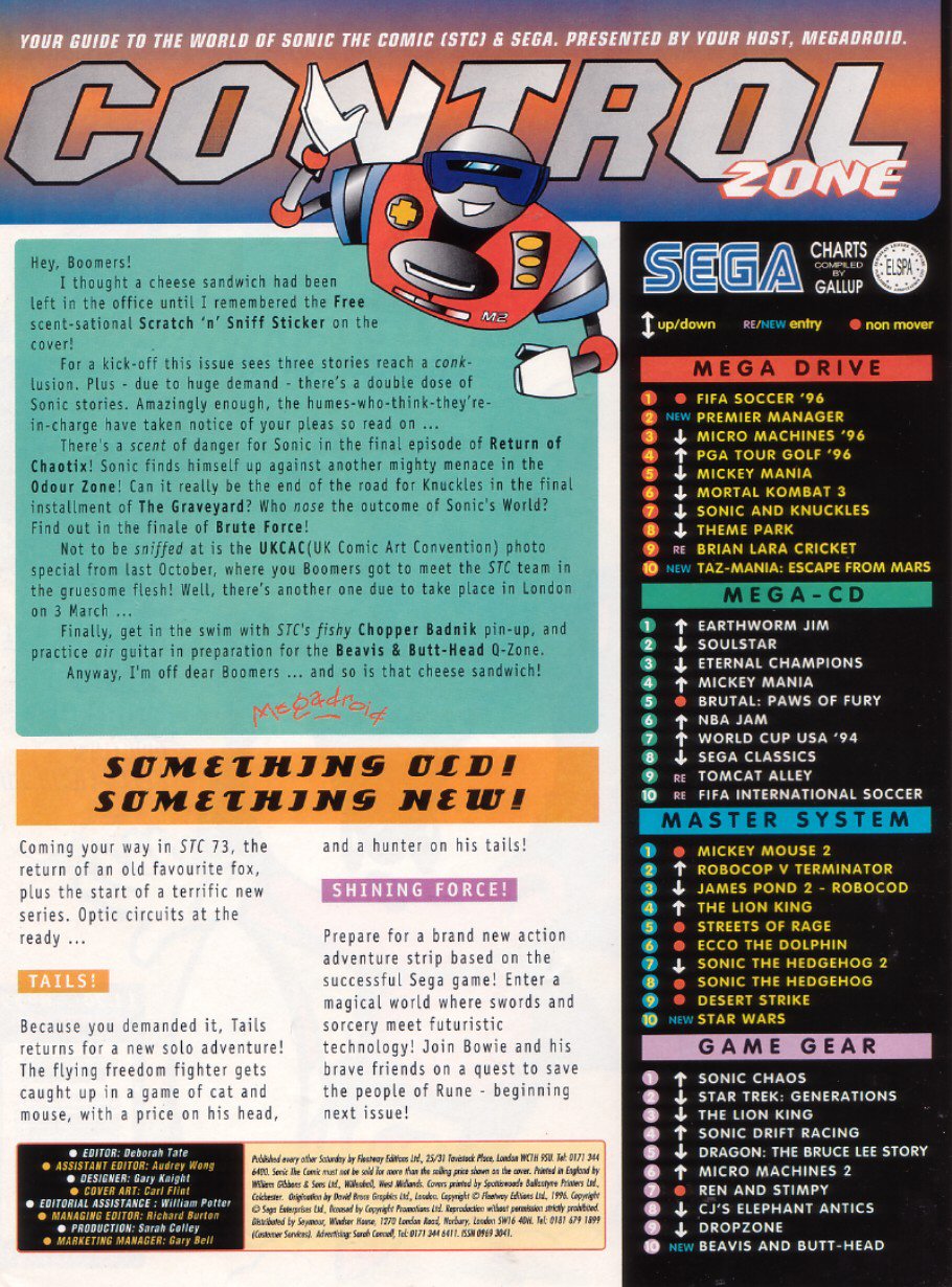 Read online Sonic the Comic comic - Issue #72