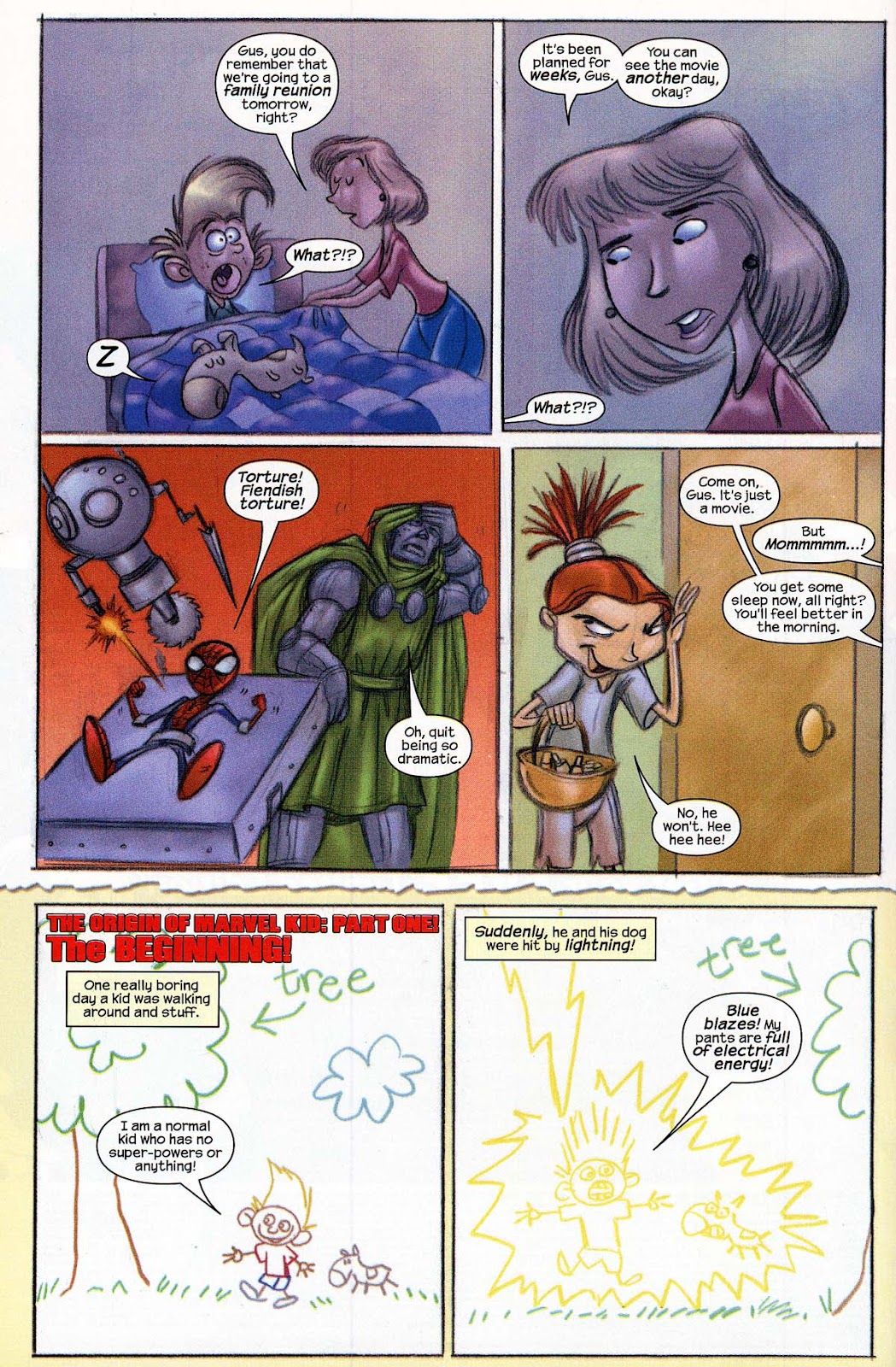 Read online Marvelous Adventures of Gus Beezer comic - Issue # Spider-Man