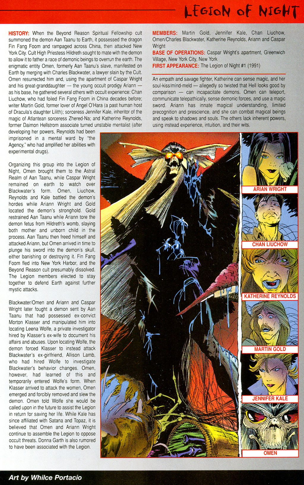 Read online Official Handbook of the Marvel Universe: Horror 2005 comic ...