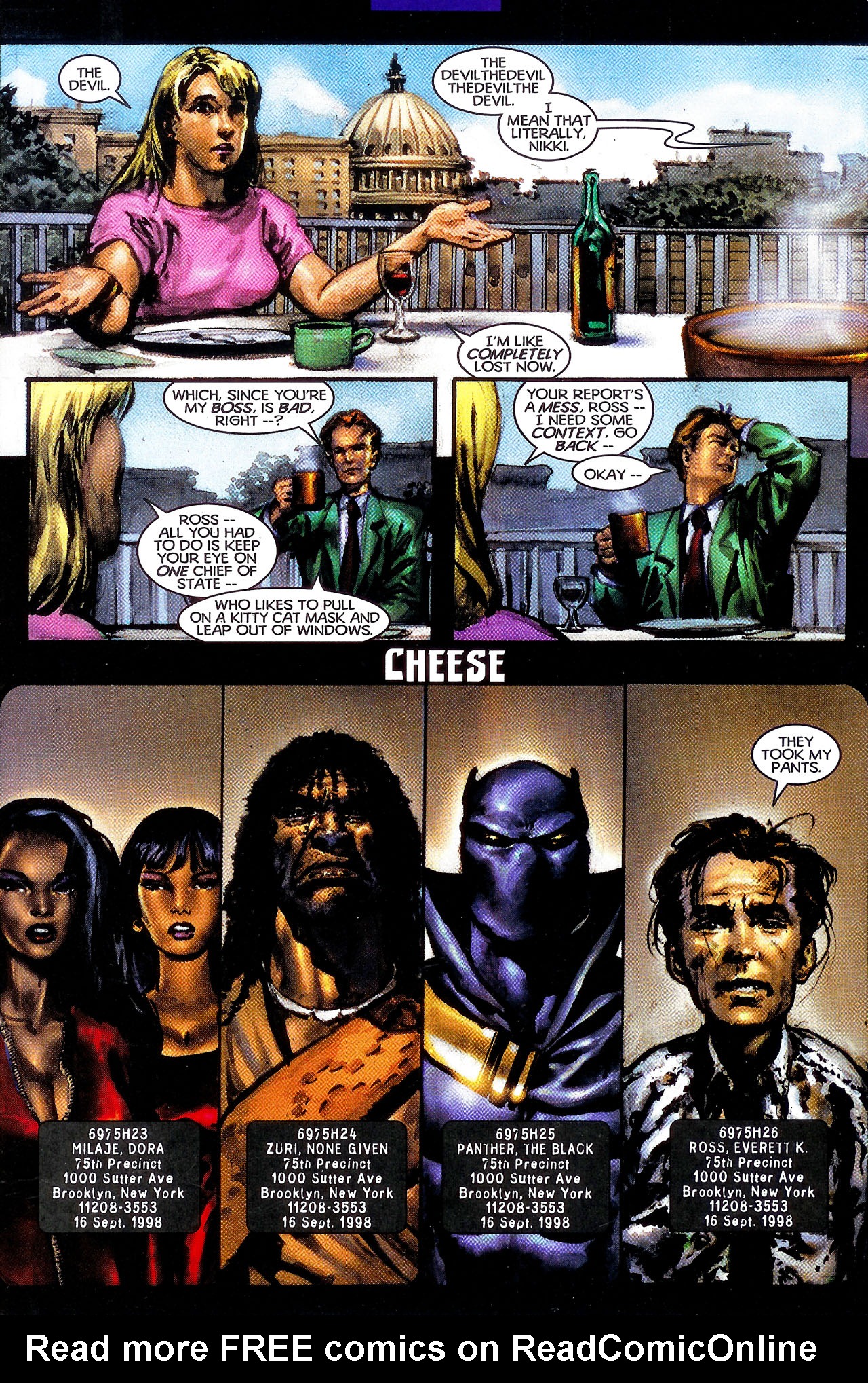 Read online Black Panther (1998) comic - Issue #1
