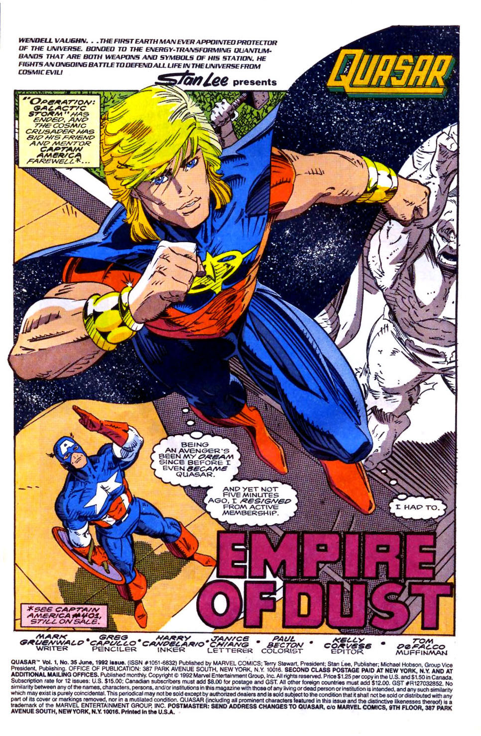 Read online Quasar comic - Issue #35