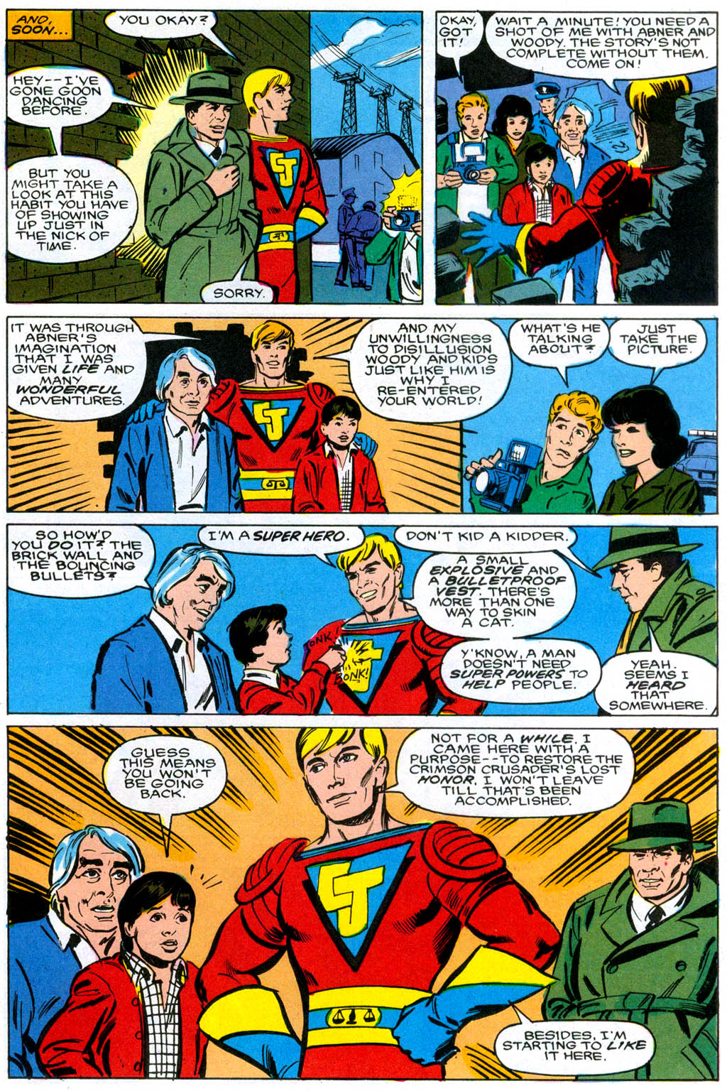 Read online Captain Justice comic - Issue #2