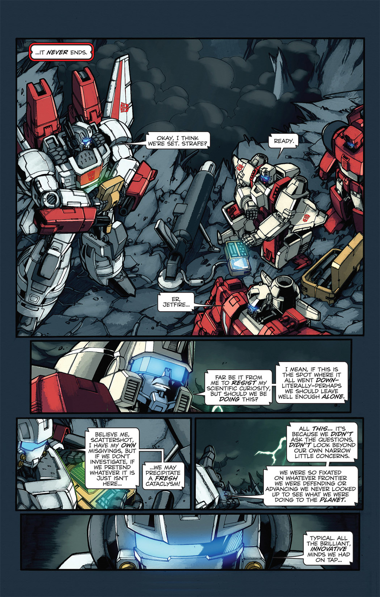 Read online The Transformers: Stormbringer comic - Issue #1