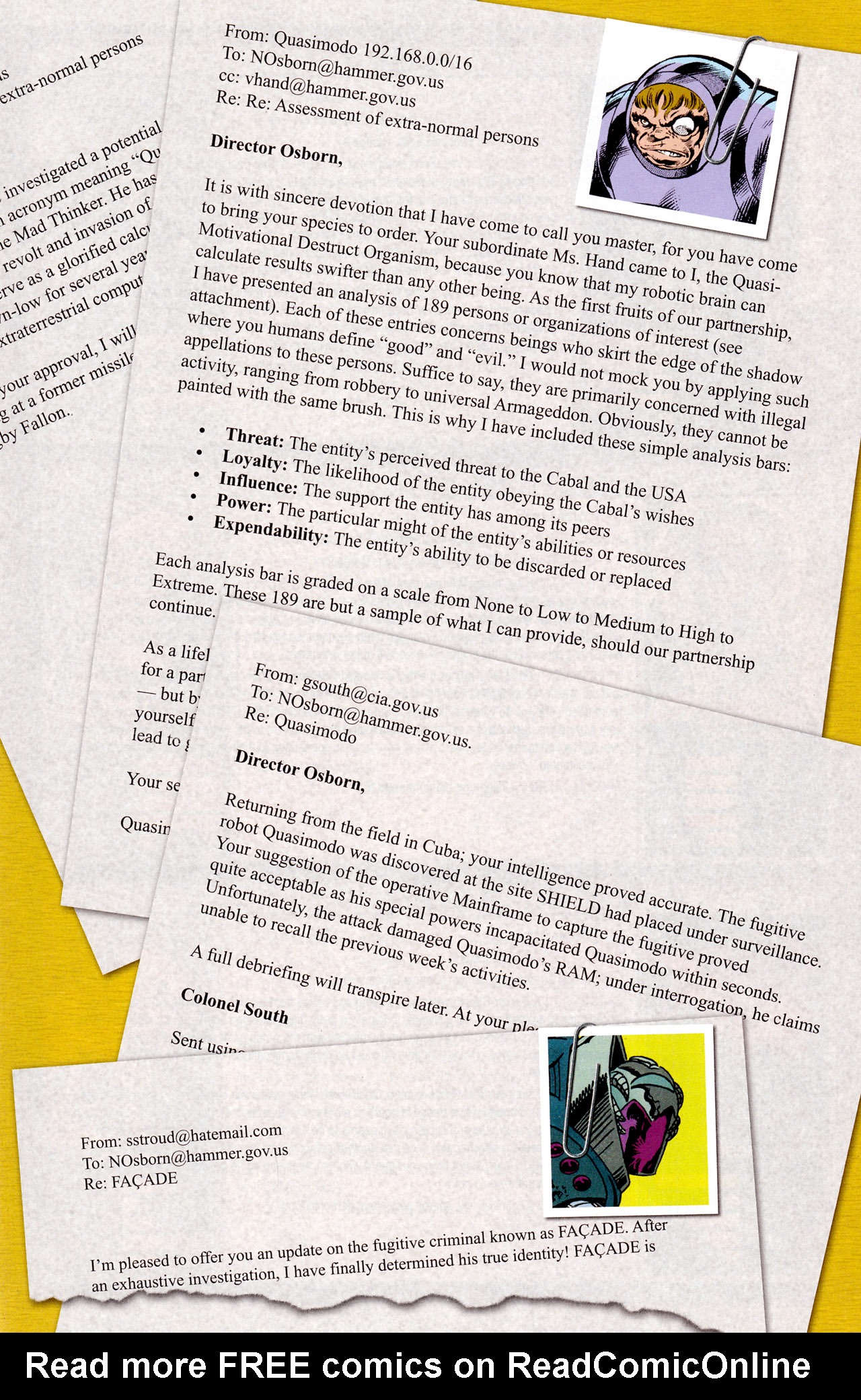 Read online Dark Reign Files comic - Issue # Full