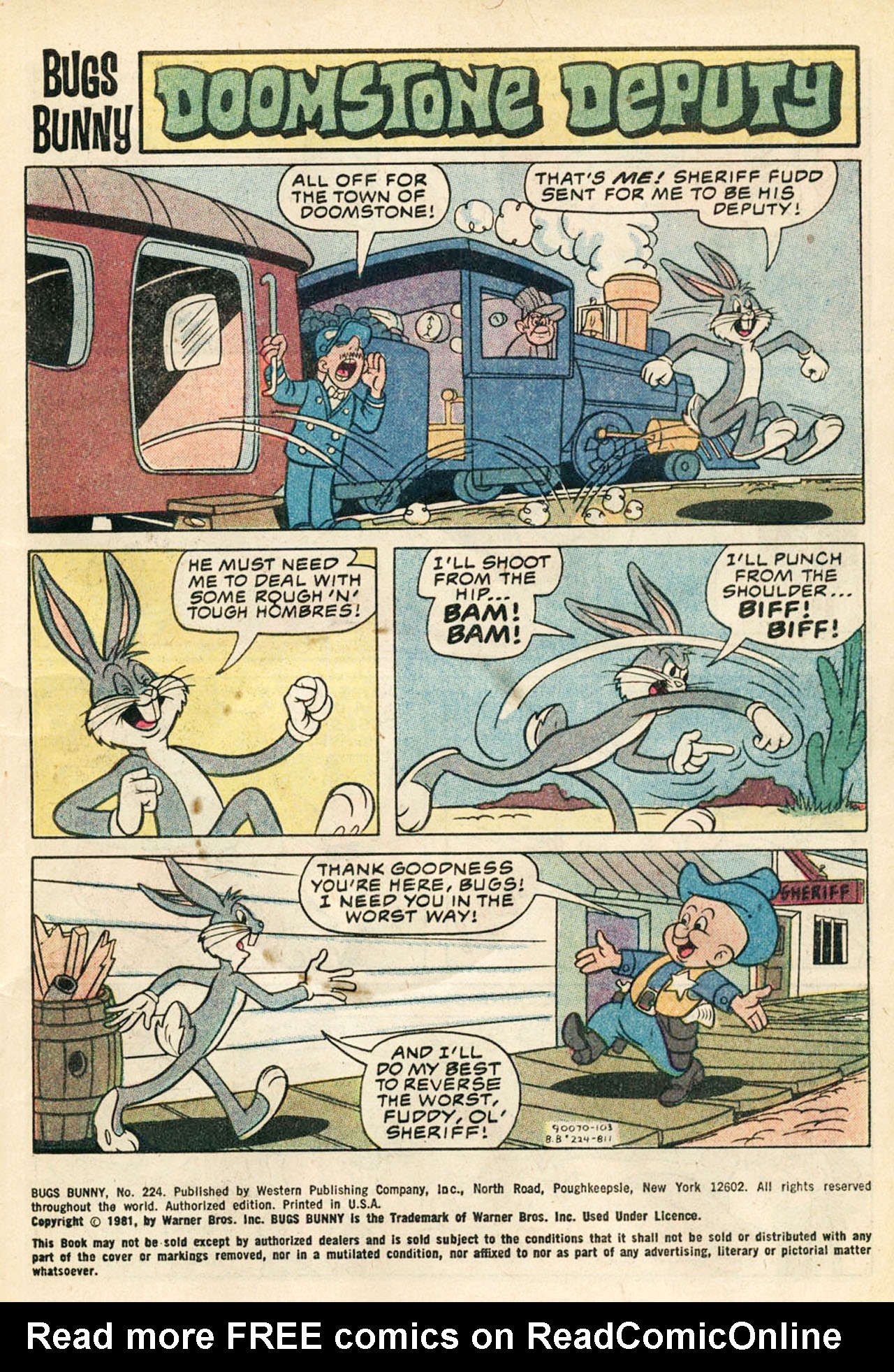 Read online Bugs Bunny comic - Issue #224