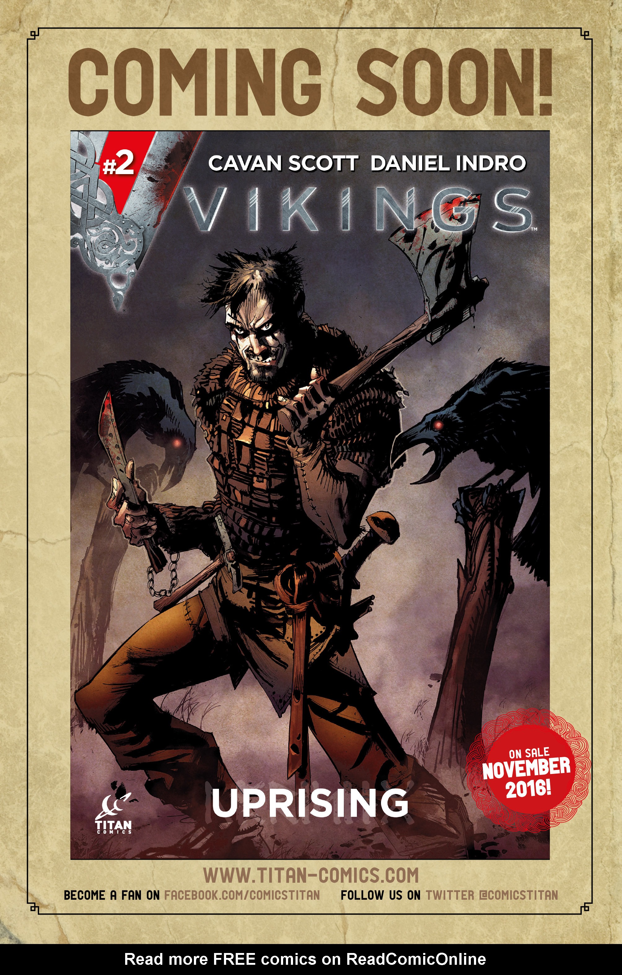 Read online Vikings: Uprising comic - Issue #1