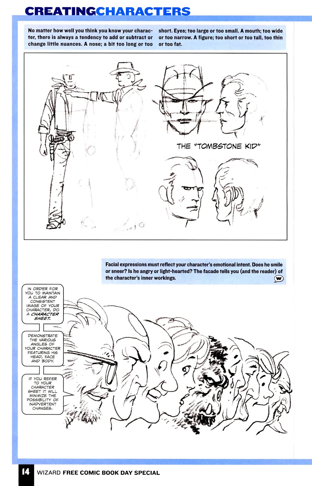 Read online Wizard How to Draw Sampler comic - Issue # Full