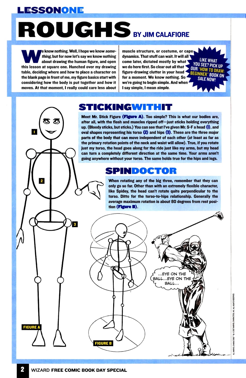 Read online Wizard How to Draw Sampler comic - Issue # Full