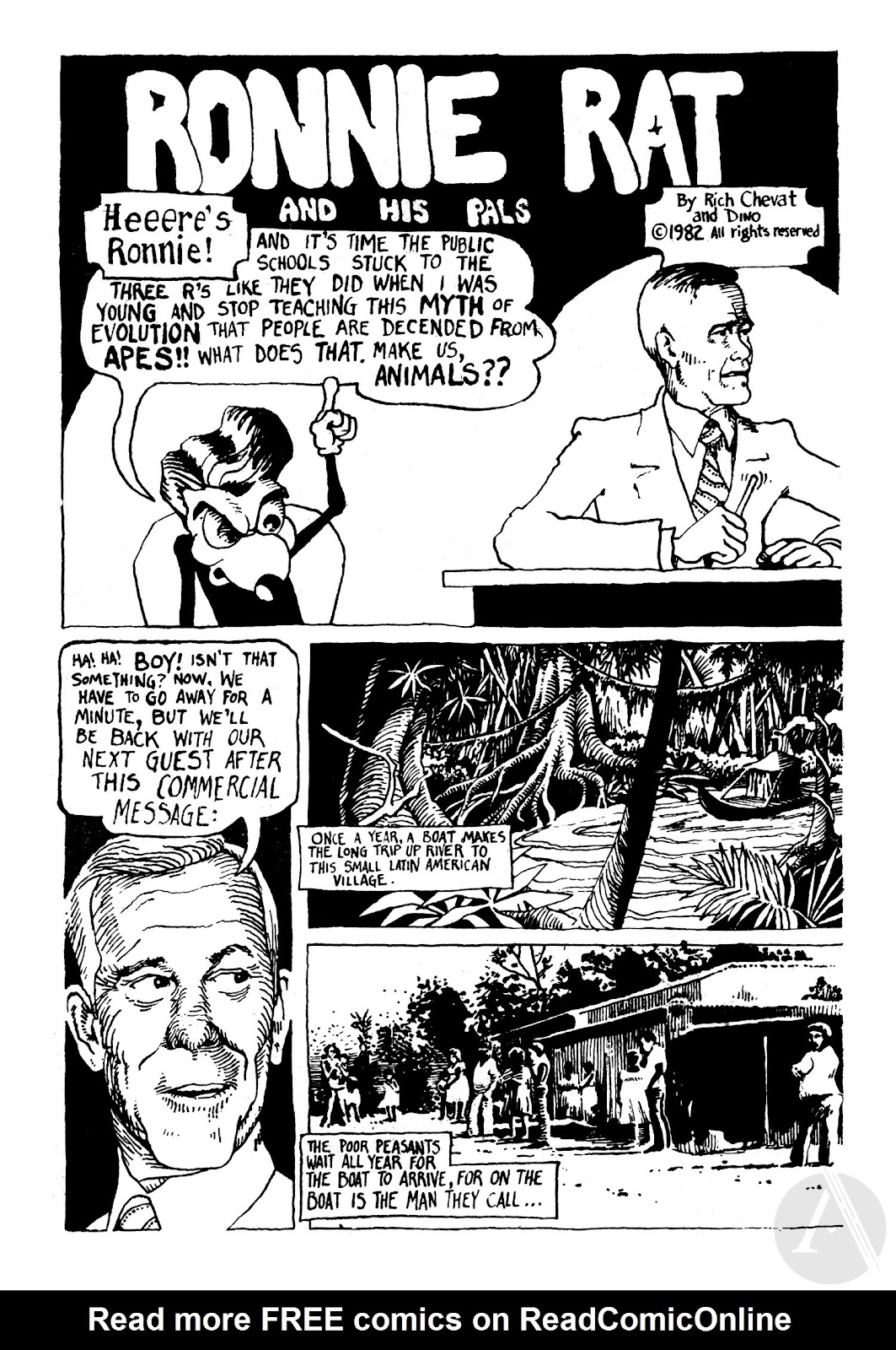 Read online The Ronnie Rat Show comic - Issue # Full