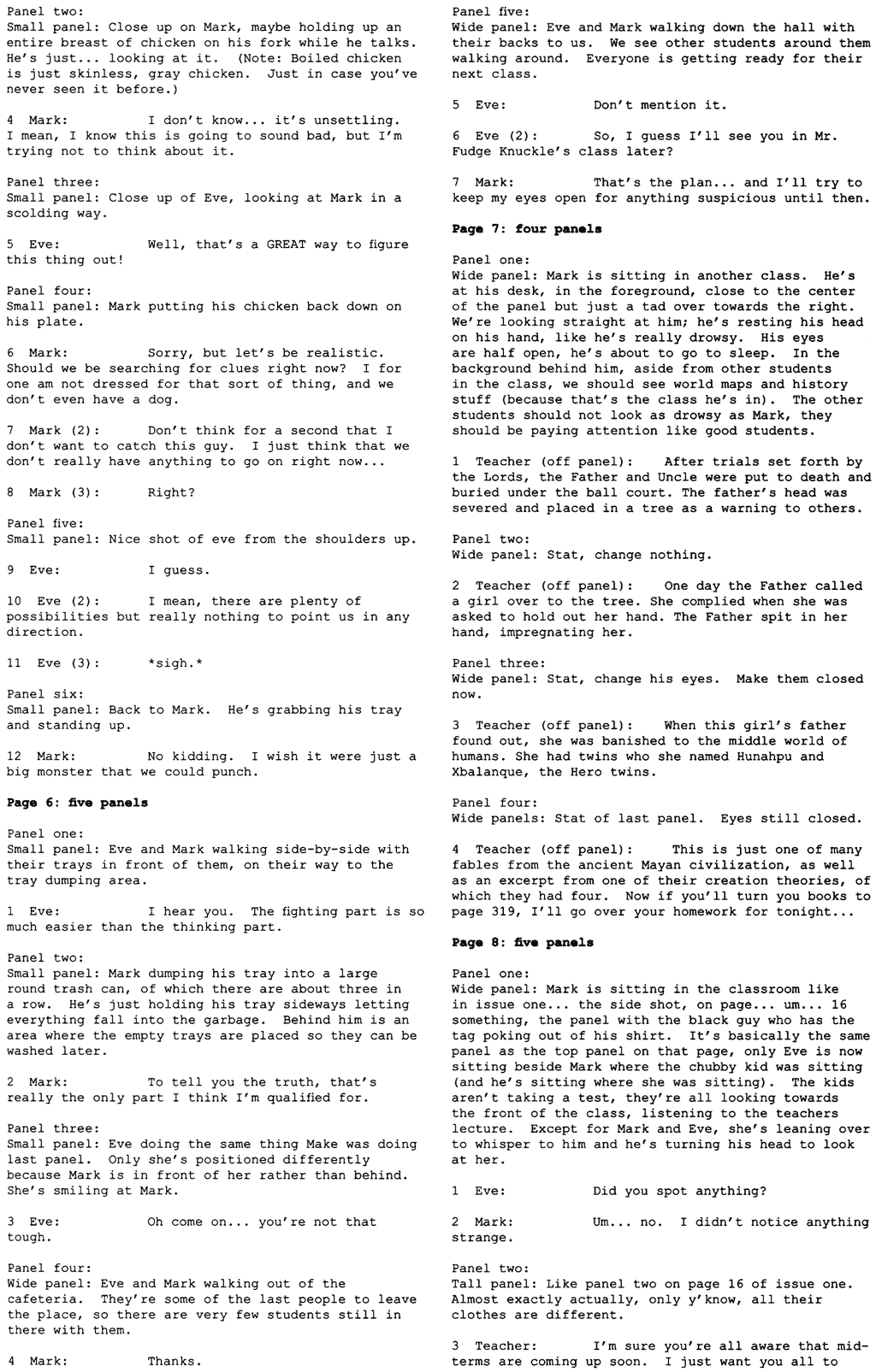 Invincible Script Book Full | Read All Comics Online