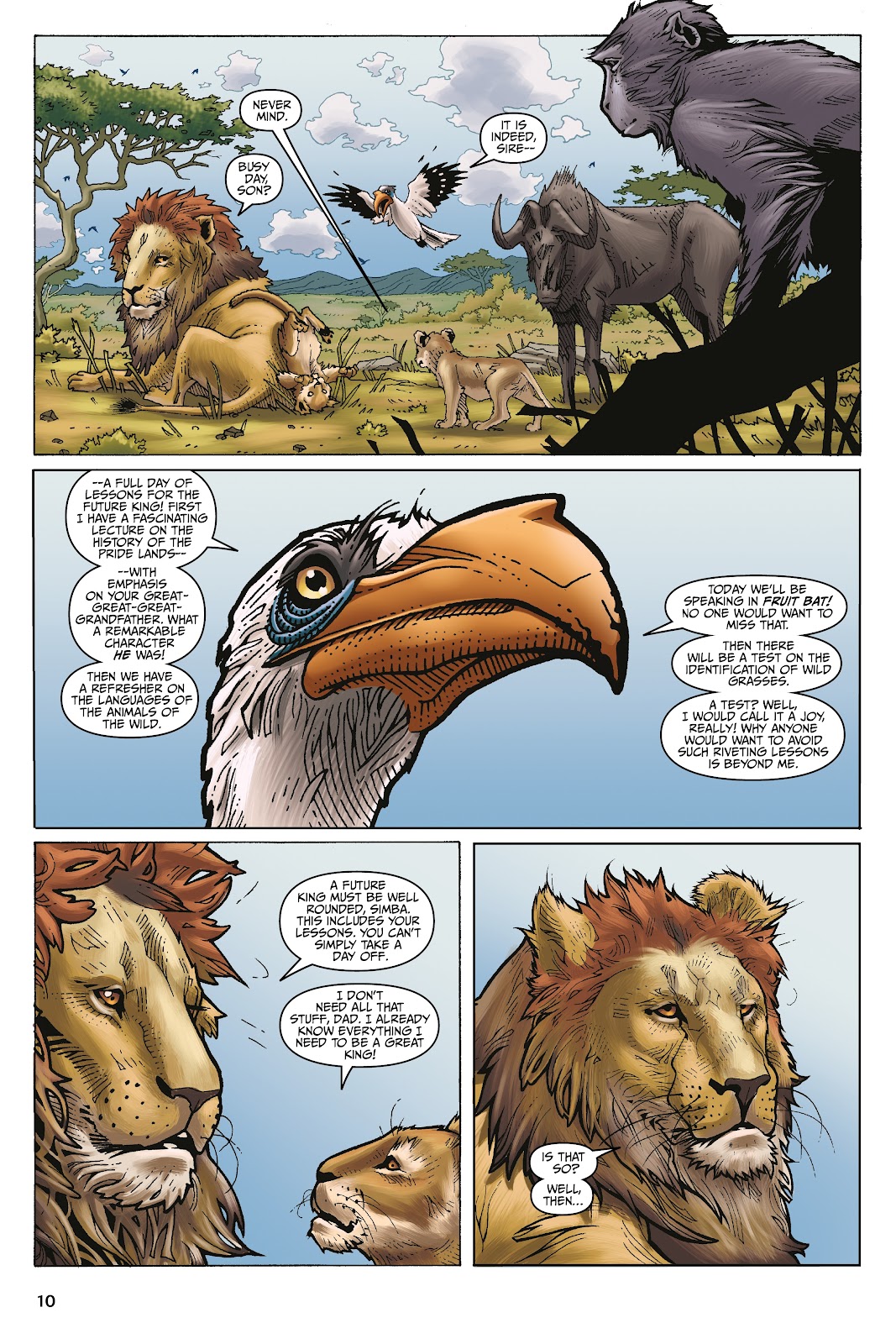Read online Disney The Lion King: Wild Schemes and Catastrophes comic ...