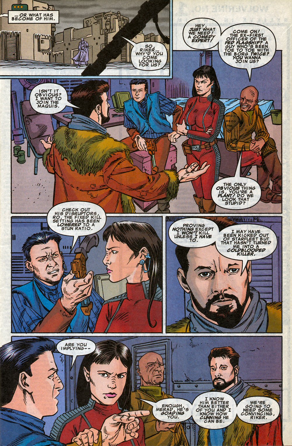 Read online Star Trek: The Next Generation - Riker comic - Issue # Full