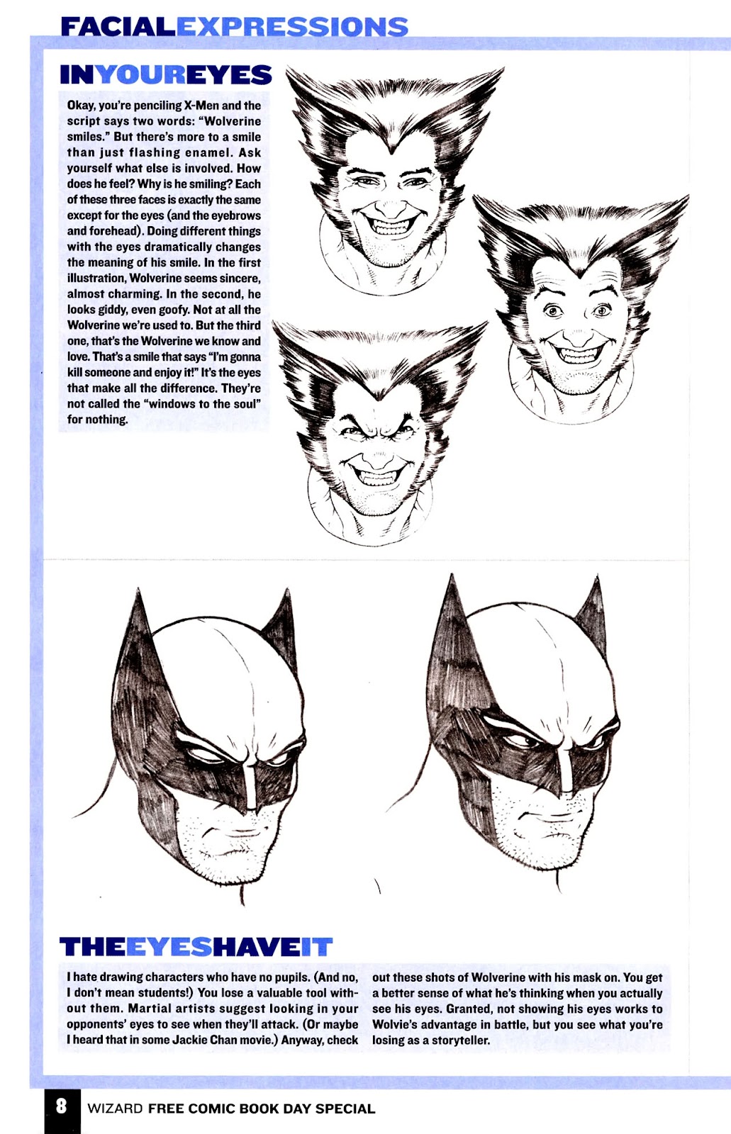 Read online Wizard How to Draw Sampler comic - Issue # Full