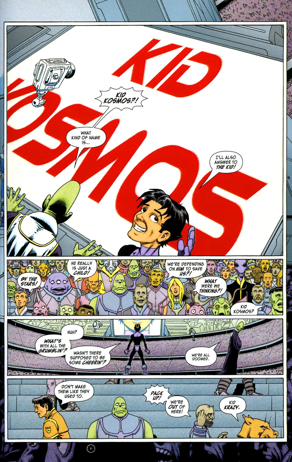 Read online Kid Kosmos: Kidnapped comic - Issue # TPB