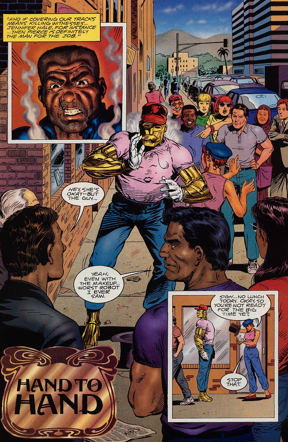 Read online Neil Gaiman's Mr. Hero - The Newmatic Man (1995) comic ...