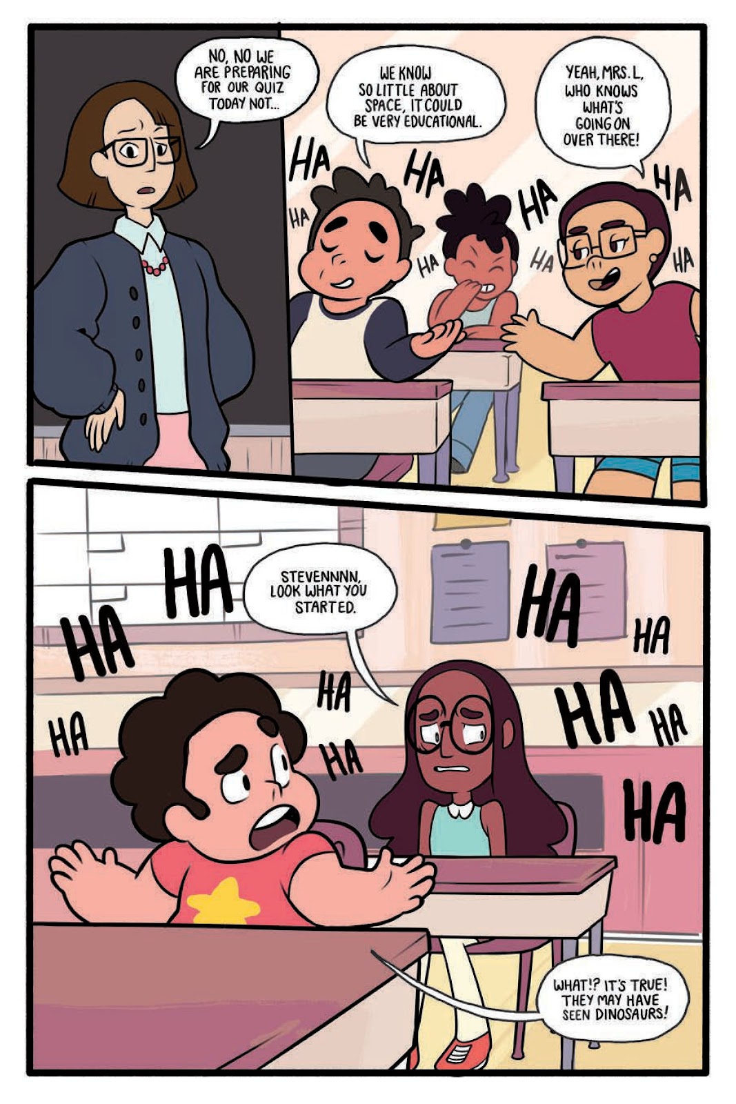 Read online Steven Universe: Too Cool For School comic - Issue # TPB