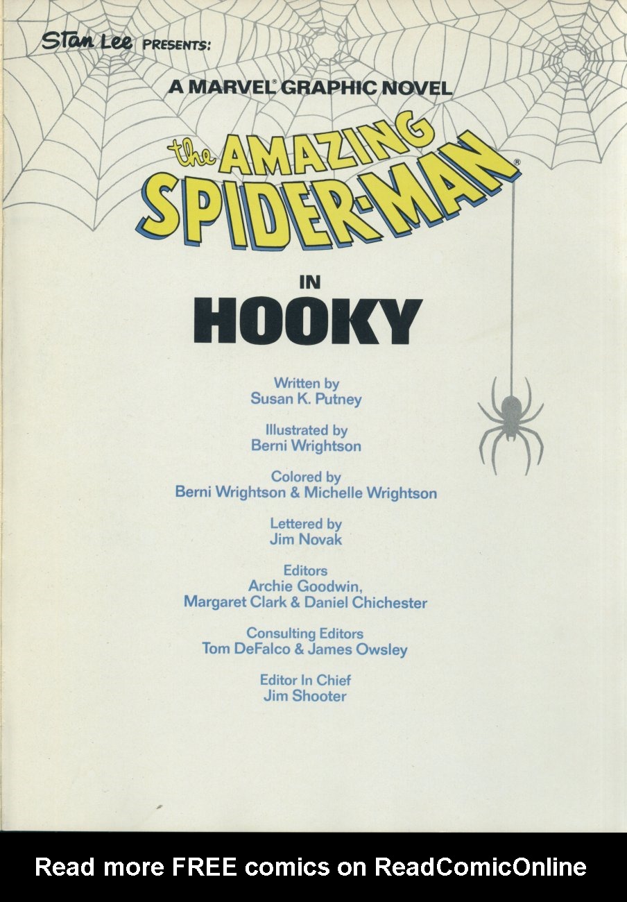 Read online Marvel Graphic Novel comic - Issue #22 - Spider-Man - Hooky