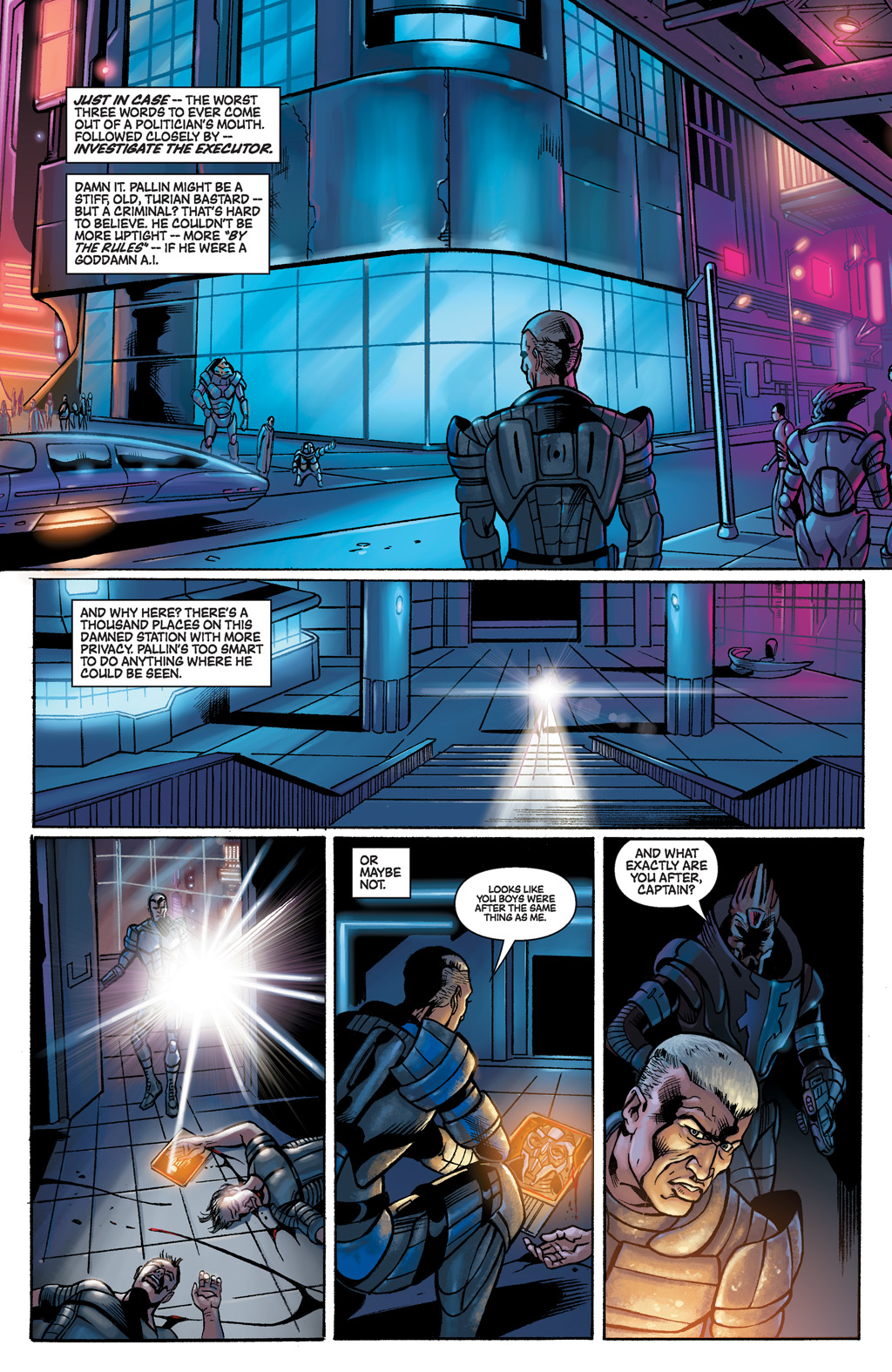Read online Mass Effect Incursion / Inquisition comic - Issue # Full