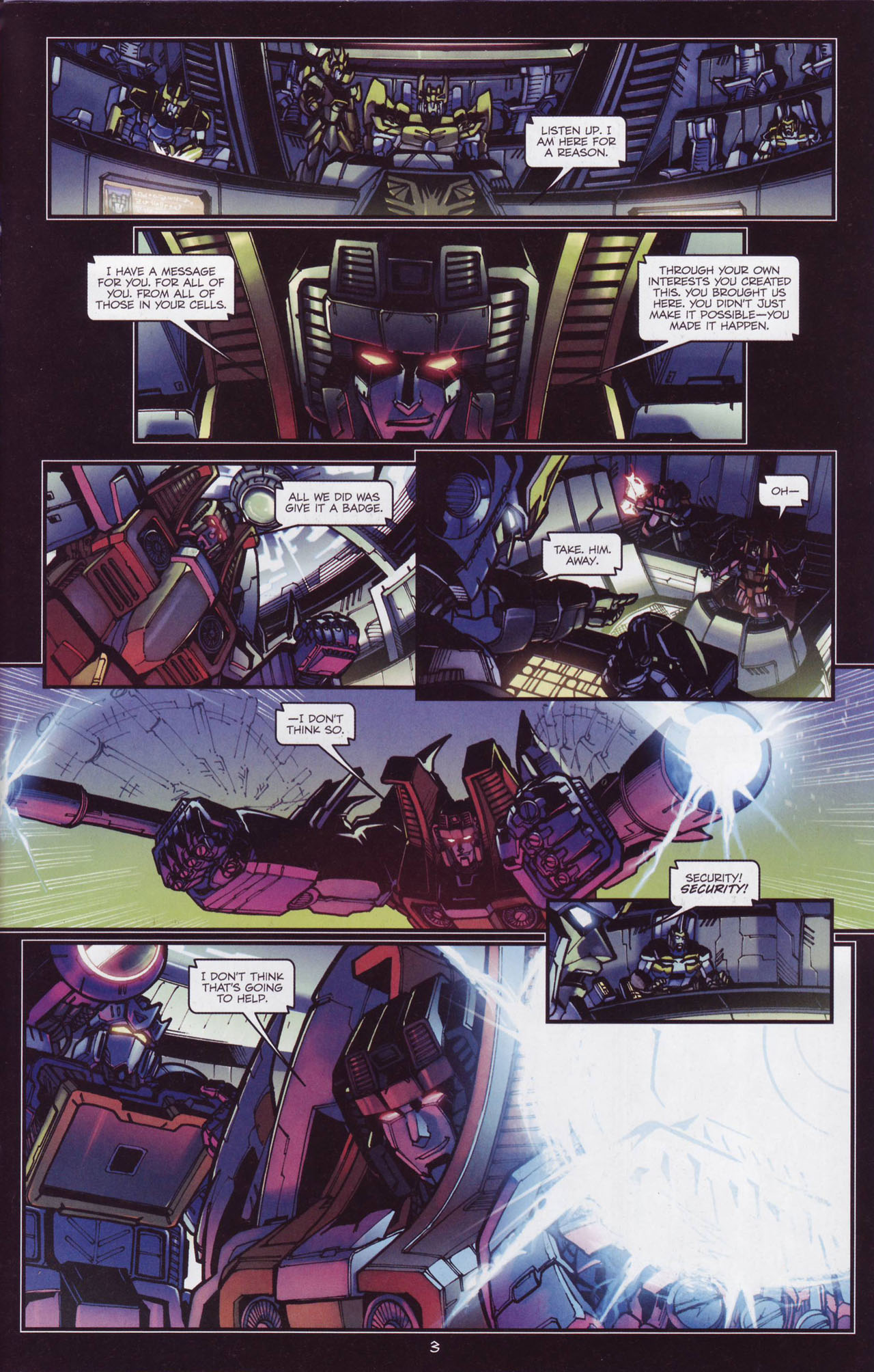 Read online The Transformers Megatron Origin comic - Issue #4