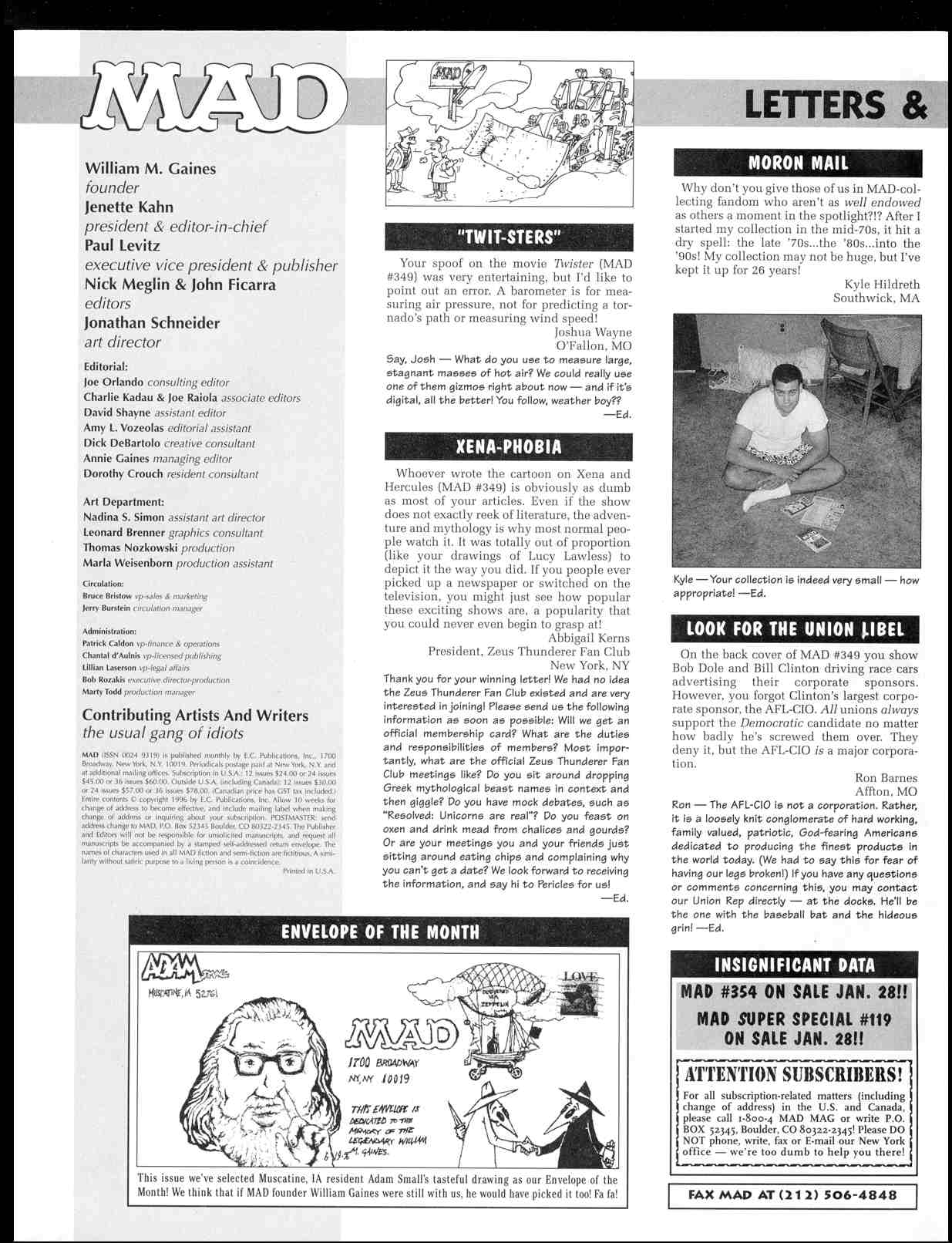 Read online MAD comic - Issue #353