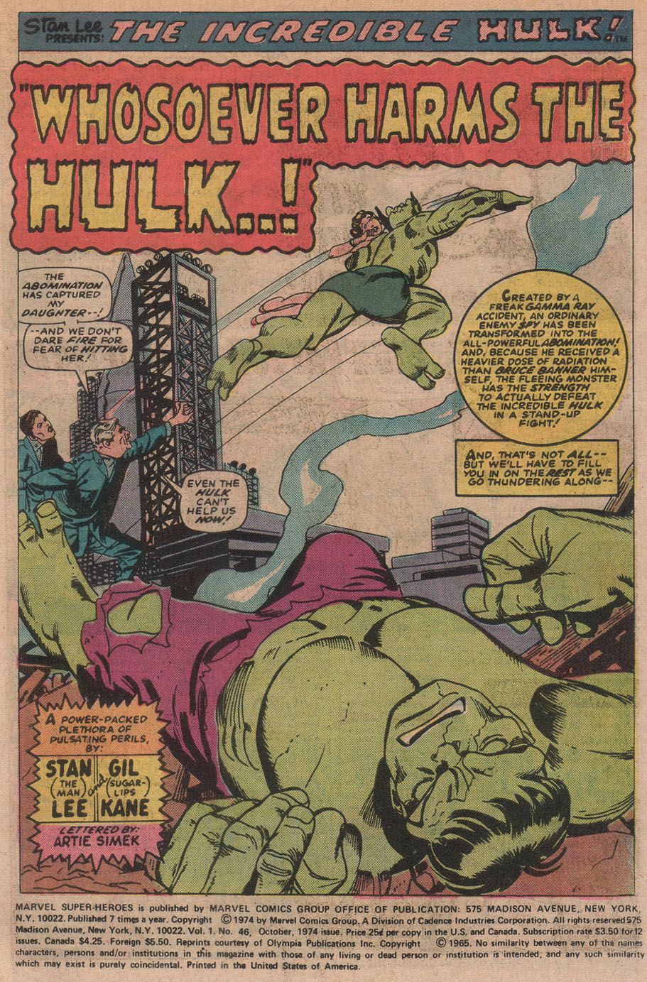 Read online Marvel Super-Heroes comic - Issue #46