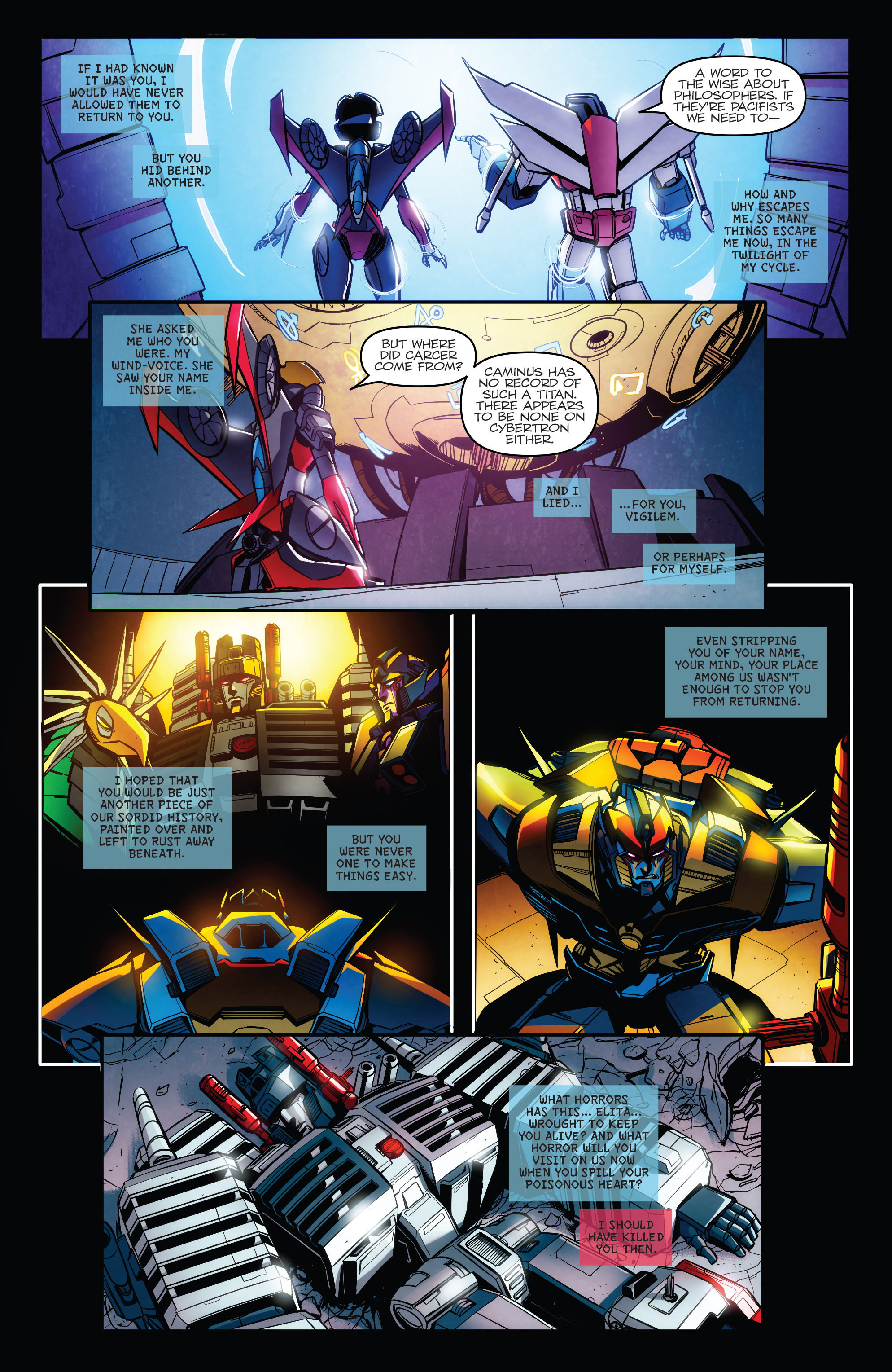 Read online Transformers: Till All Are One comic - Issue #8